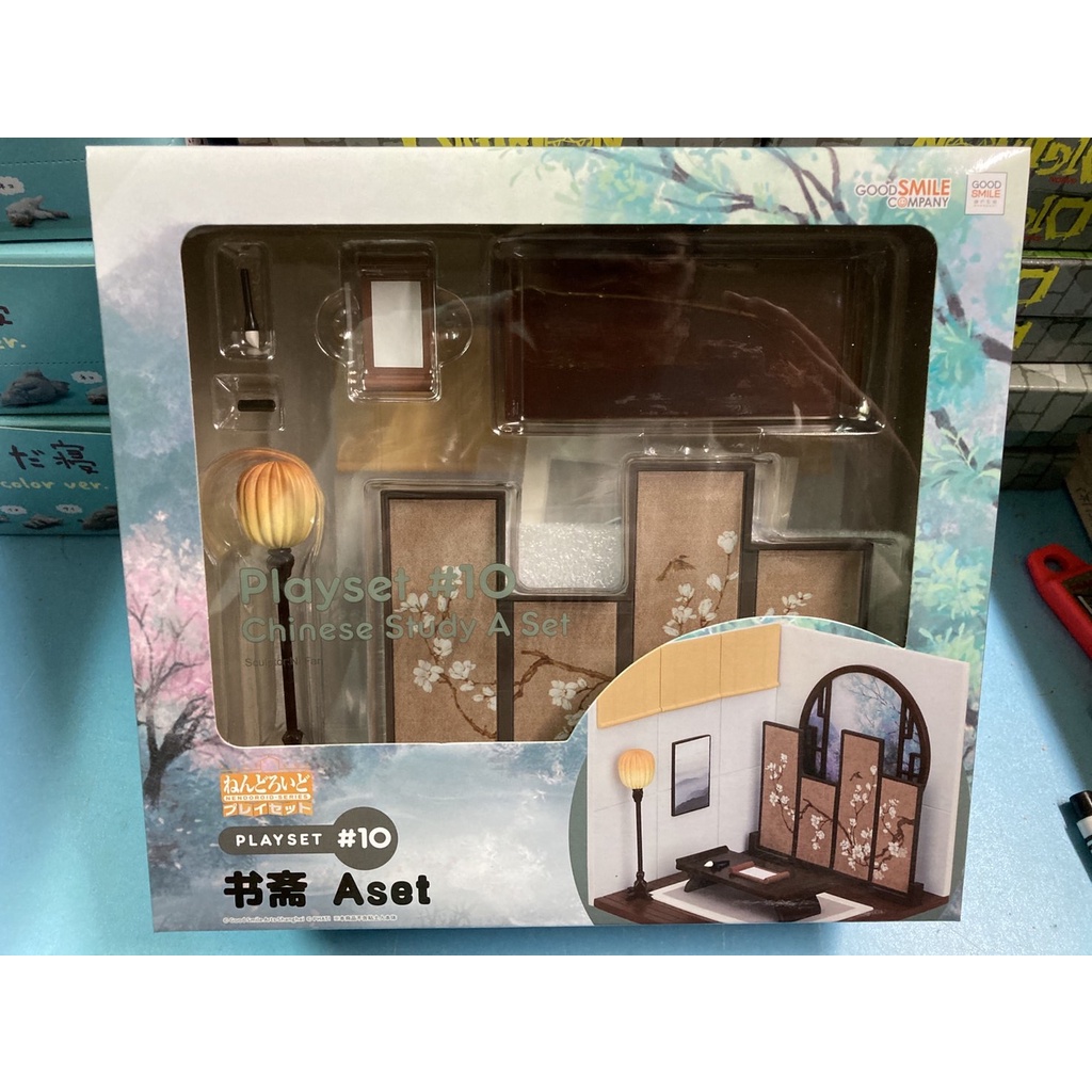 全新現貨 GSC Q版 黏土人場景 10 配件系列 書齋 A套組 PVC可動完成品 | 蝦皮購物