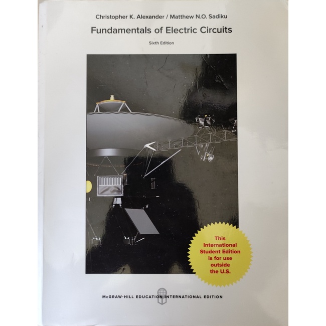 fundamentals of electric circuits 6的價格推薦 - 2025年6月 | 比價比個夠BigGo