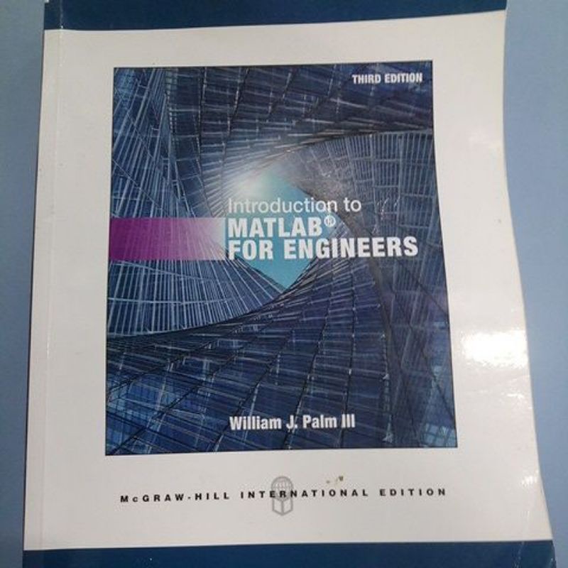 Introduction to MATLAB for Engineers 3/e | 蝦皮購物