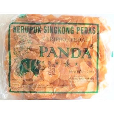 Panda kerupuk singkong extra pedas 熊貓特辣木薯生脆片 | BeeCost