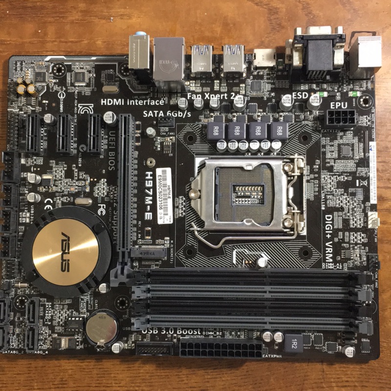 華碩 H97M-E 1150 主機板 | 蝦皮購物