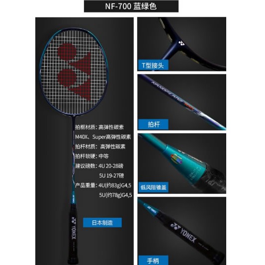 YY羽球拍NF700的價格推薦 - 2021年7月| 比價比個夠BigGo