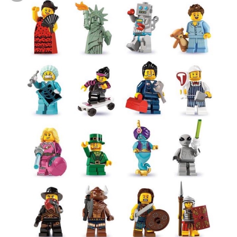 樂高 Lego 8827 Minifigures 第六代 整套 | 蝦皮購物