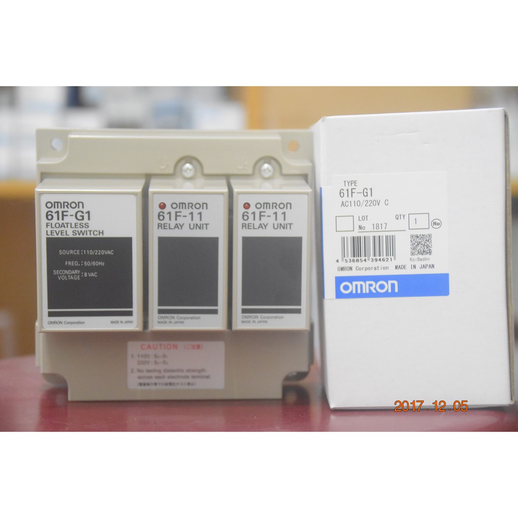 OMRON 61F-G1液位控制器、水位控制器 日製 (61F-G1-OTE) | 蝦皮購物