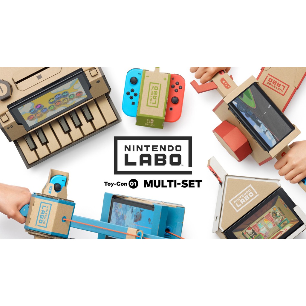 【就是要玩】現貨 NS Switch LABO Toy-Con 任天堂玩具實驗室 遊戲 玩具 機器人 ToyCon 親子 | 蝦皮購物