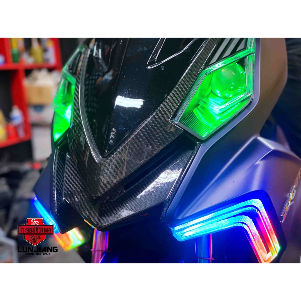 輪將工坊 】金鑫 DRG 幻影大燈 整合式 序列式 幻彩 炫彩 APL魚眼 日行燈 基本款 頂級版 耀動版 LED | 蝦皮購物