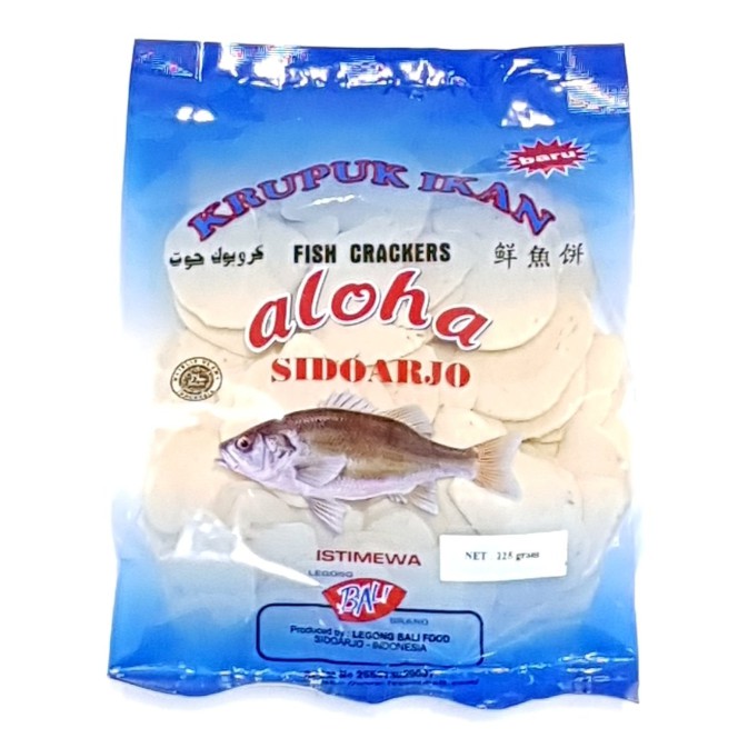 【INDOGO】印尼 ALOHA Krupuk Ikan Mentah 鮮魚餅 | 蝦皮購物