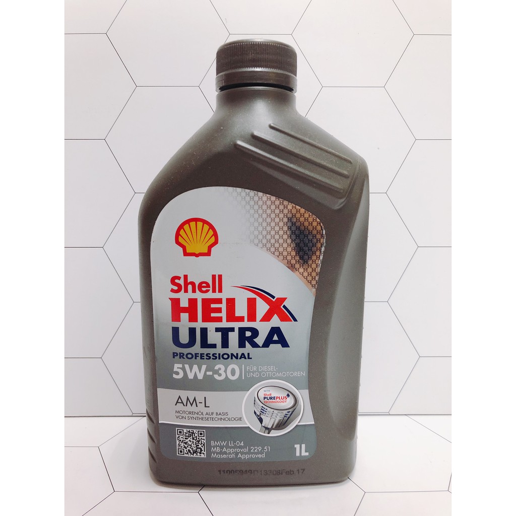合沁車業 SHELL 殼牌 5W30 HELIX Ultra Profession AM-L 5W-30 全合成機油 | 蝦皮購物