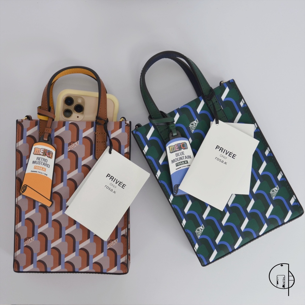 韓國代購 ROSA.K 經典 CABAS MONOGRAM TOTE XS 小方包 泫雅同款 | 蝦皮購物