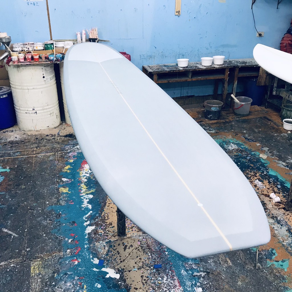 [台灣現貨] 衝浪板 全新手工復古板 Single Fin Noserider 走板King | 蝦皮購物