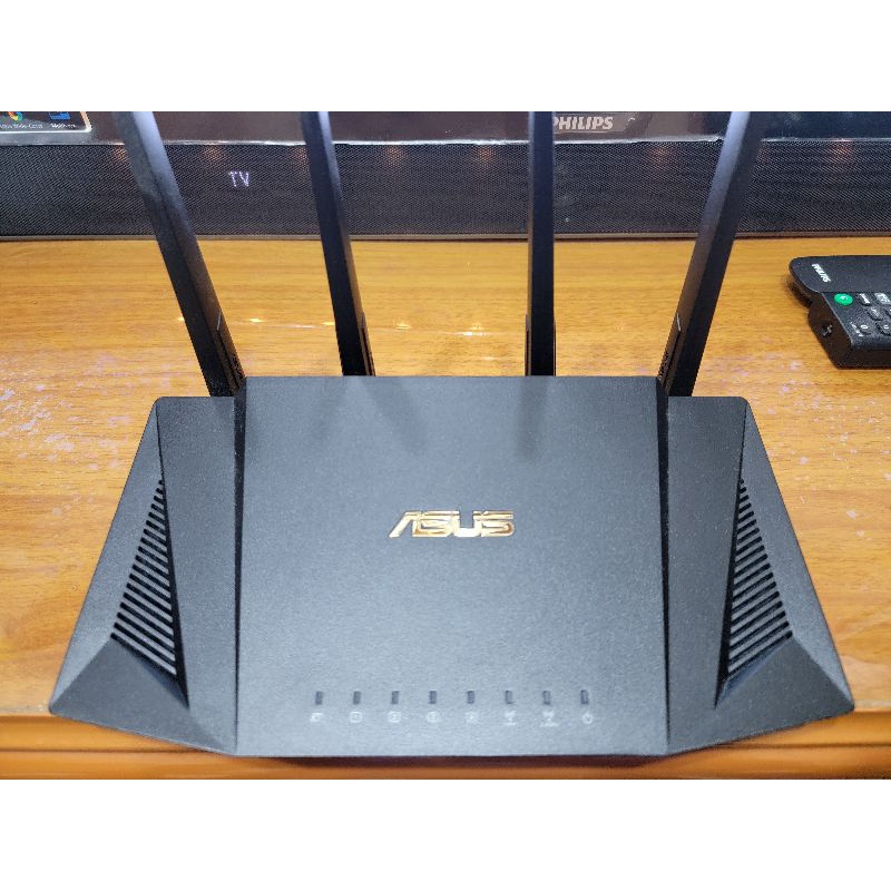 二手 ASUS華碩 RT-AX3000 AX3000 Ai Mesh 雙頻 WiFi 6 無線路由器 | 蝦皮購物