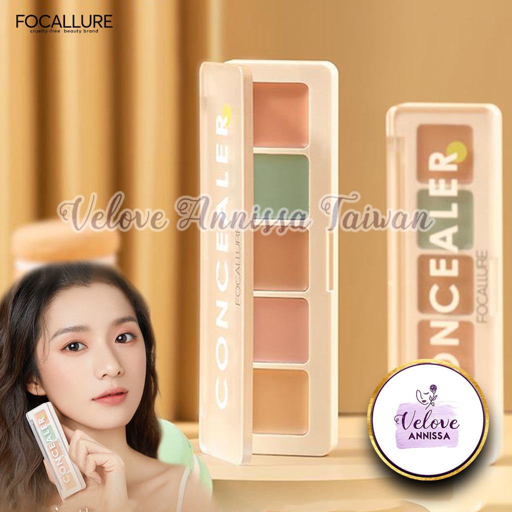 Color Corrector Focallure Concealer Warna Palette Palet | 蝦皮購物