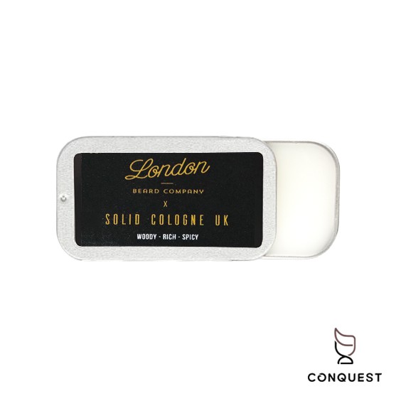 CONQUEST 】英國 Solid Cologne UK X London Beard 限定款 固態古龍水 體香膏 | 蝦皮購物