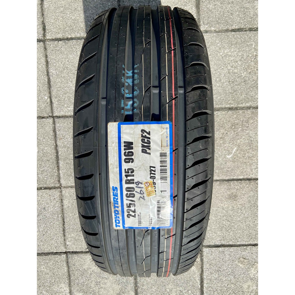 新北 小老闆輪胎 TOYO東洋輪胎 225/60/15 96W 日本製 PXCF2 操控性胎款 完工價 各尺寸歡迎詢問～ | 蝦皮購物