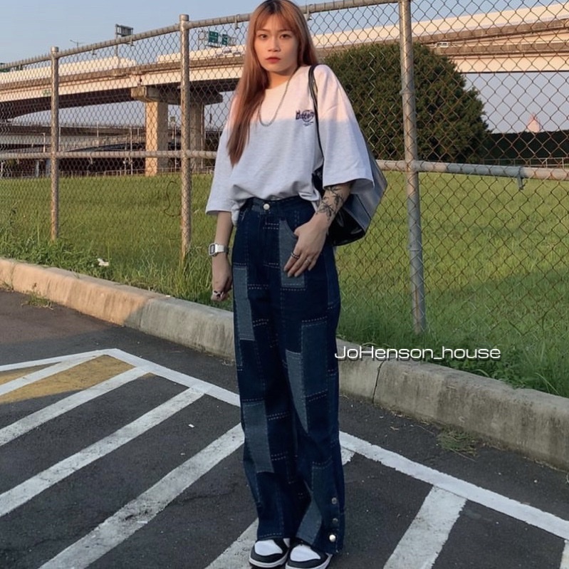 【JoHenson】Discovery火焰短踢 韓系 印花 重磅 寬鬆 | 蝦皮購物