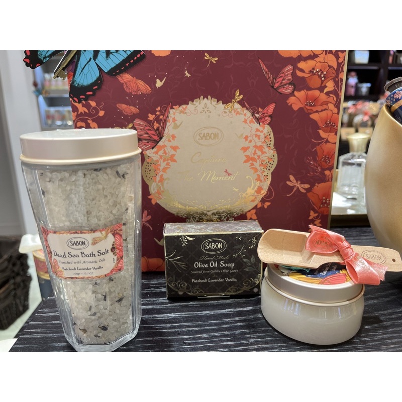 SABON 25週年 沐浴時光禮盒 身體磨砂膏 浴鹽 香氛皂 經典PLV | 蝦皮購物