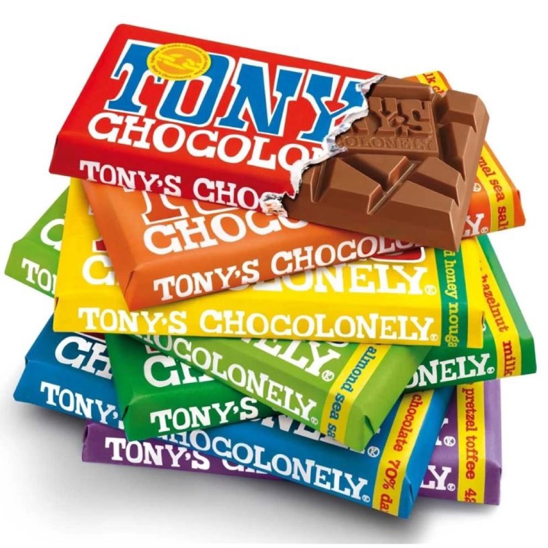 公平貿易 Tony's Chocolonely 巧克力 東尼的寂寞巧克力 牛軋糖牛奶 牛奶巧克力 焦糖海鹽牛奶 180g | 蝦皮購物