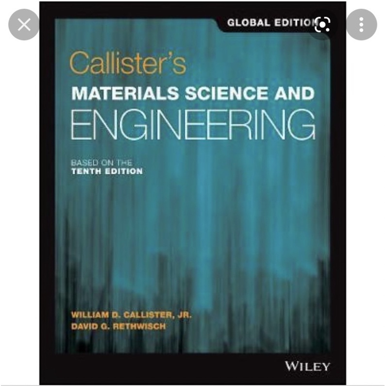 Callister's Materials Science And Engineering的價格推薦 - 2023年7月| 比價比個夠BigGo