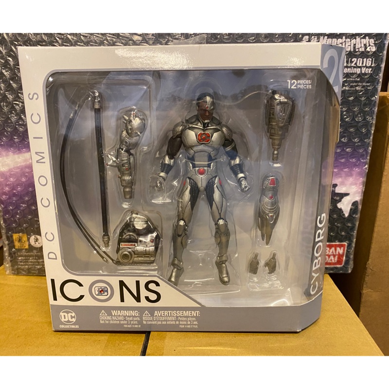 DC Collectibles Icons 鋼骨Cyborg Dc Comics | 蝦皮購物