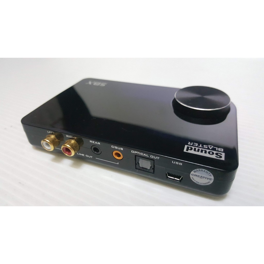 美國直購 Creative Labs SB1095 USB 聲霸卡 X-Fi Surround 5.1 多媒體撥放器 | 蝦皮購物