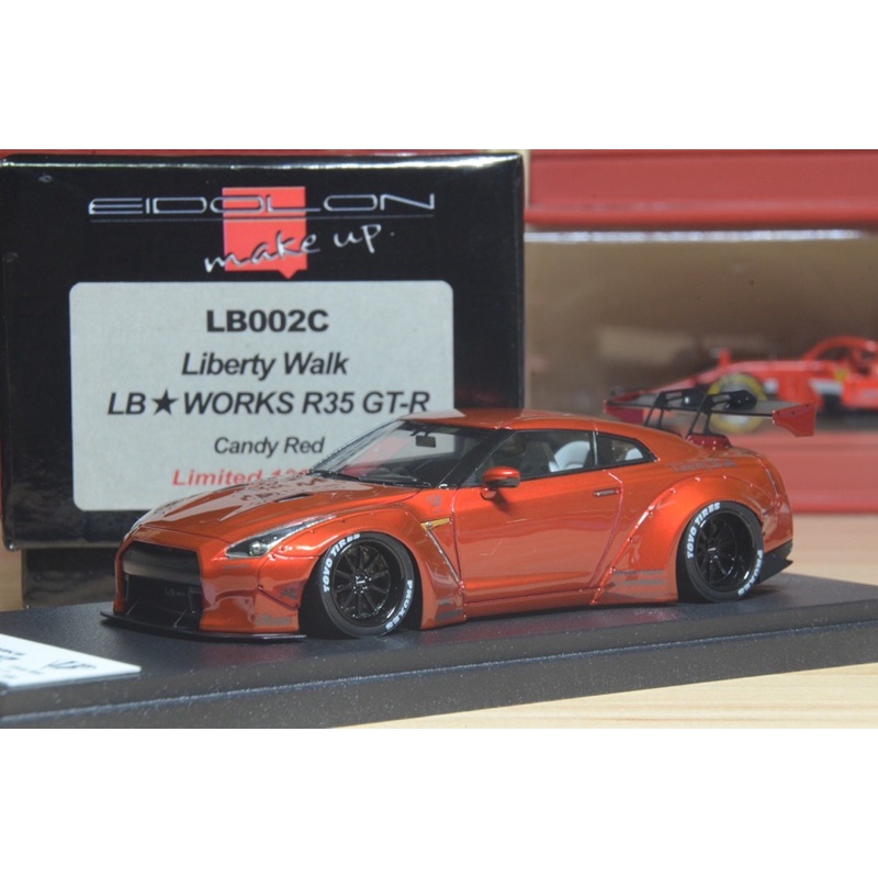 1/43 MakeUp LB002C MU Liberty Walk LB Works Nissan R35 GTR | 蝦皮購物