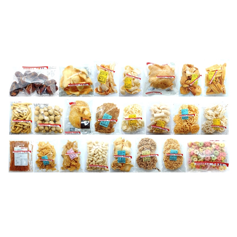 A-Ready現貨 Krupuk Peyek Rengginang Kelanting Mi Lidi Kurma 炸餅 | 蝦皮購物