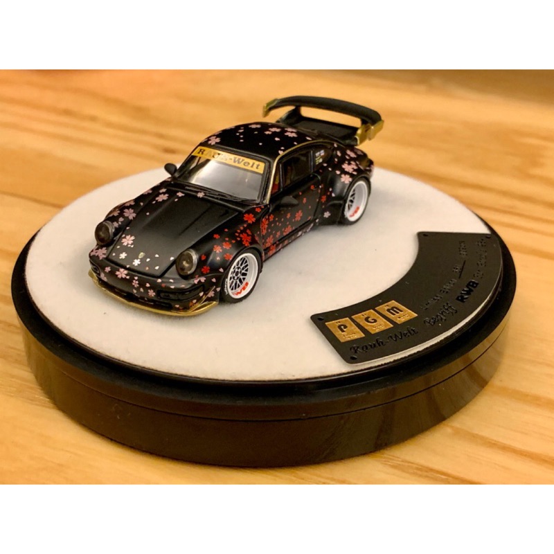 現貨 限量 PGM RWB 964 寬體 櫻花黑 保時捷 合金全可開 1/64 模型車 Tomica OTTO | 蝦皮購物