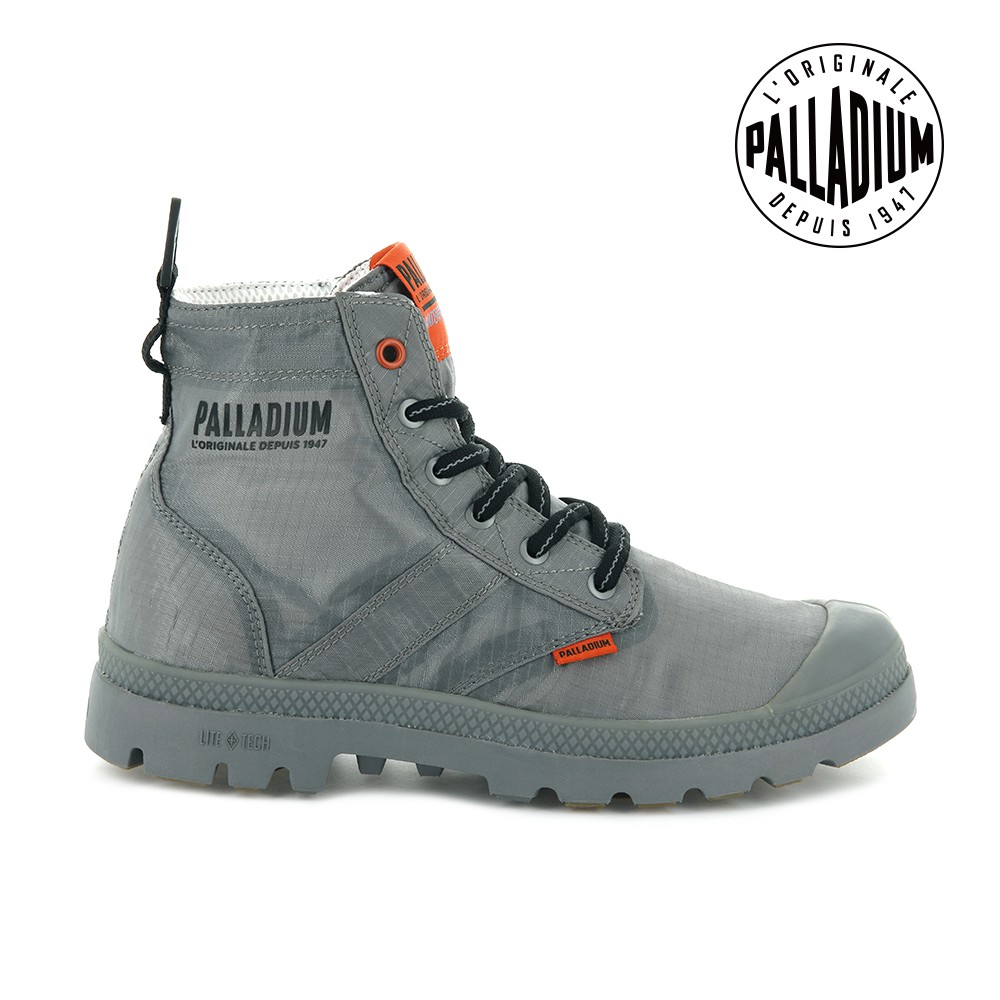 Palladium pampa lite+ vapor wp+輕量防水靴-中性-灰 | BeeCost