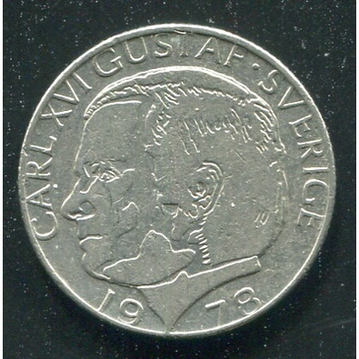 【錢幣】SWEDEN(瑞典),1-Kronor,K852,1978 #206718 ,品相極美XF | 蝦皮購物