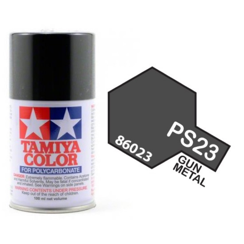 TAMIYA 田宮 噴漆 PS23 PS-23 GUN METAL 槍鐵黑 | 蝦皮購物