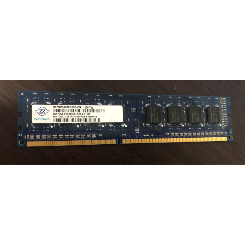 NANYA 2GB 1Rx8 PC3-10600U-9-10-A0 1333 1120 | 蝦皮購物