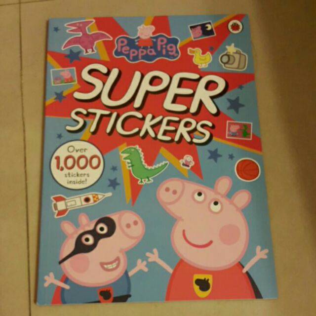 peppa pig super stickers | 蝦皮購物