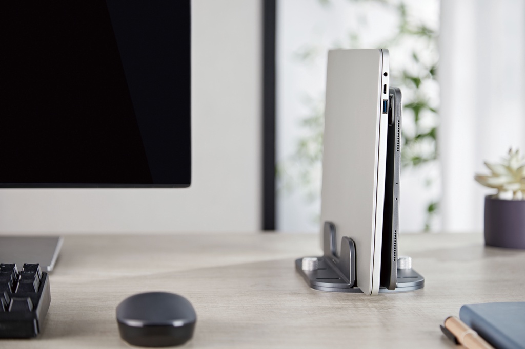 【瑞米 Raymii】 LNS-7-B 鋁合金雙槽直立式筆電支架 筆電架 電腦架 散熱架 散熱支架 電腦支架 | 蝦皮購物