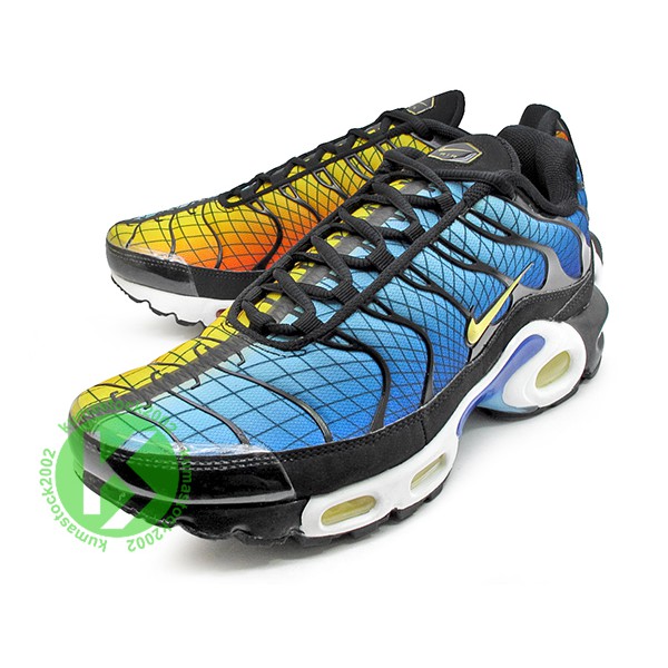 NIKE AIR MAX PLUS TN SE GREEDY 橘藍黑 藍橘黑 鴛鴦 混色 熱帶魚 AV7021-001 | 蝦皮購物