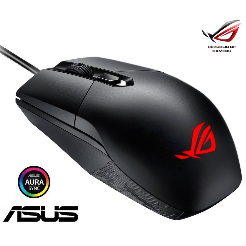 現貨】全新 ASUS 華碩 ROG STRIX IMPACT 有線 電競 光學 滑鼠 RGB燈效 MOBA 左右手通用 | 蝦皮購物