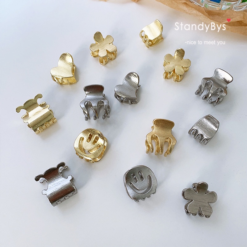 【S潮搭】可愛笑臉~滿滿正能量笑臉小髮夾J0256小抓夾劉海夾 | 蝦皮購物