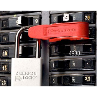 【原艾國際】瑪斯特Master Lock-493B 斷路器鎖具(小)*鎖定電氣/無溶絲開關 工業用鎖 | 蝦皮購物