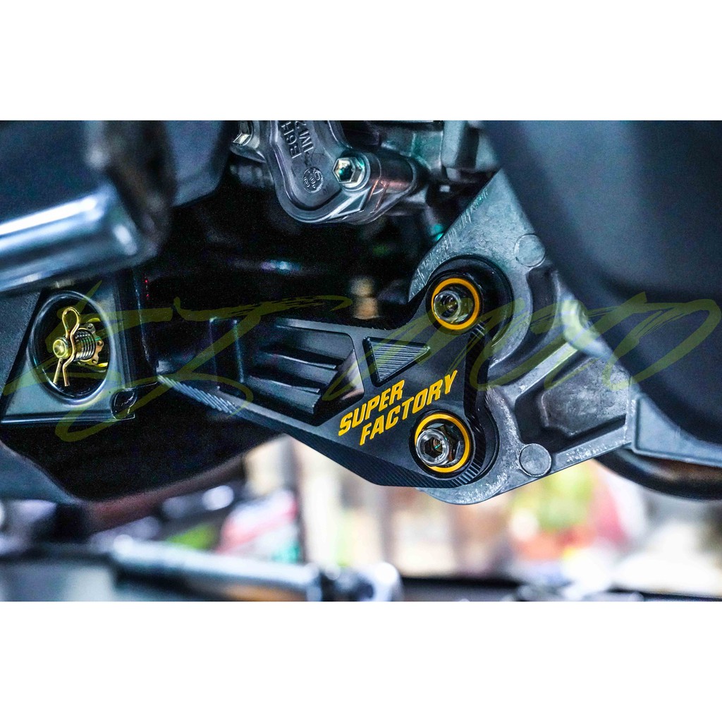 Super Factory 超級工廠 六代勁戰 水冷BWS BW'S Nmax Aerox 專用 一體式CNC引擎吊架 | 蝦皮購物