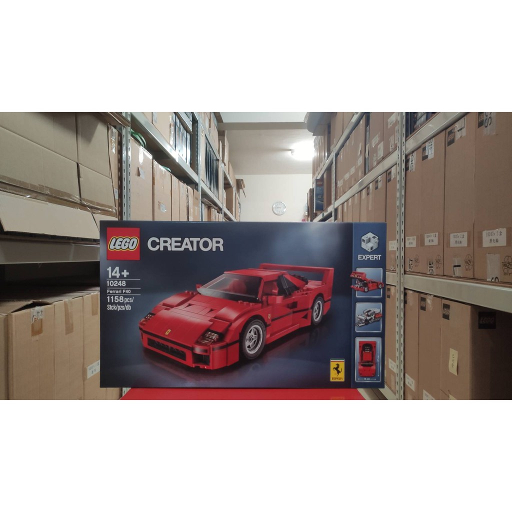 全新未拆 絕版 樂高 LEGO 10248 Creator Ferrari 法拉利F40 現貨可面交 | 蝦皮購物
