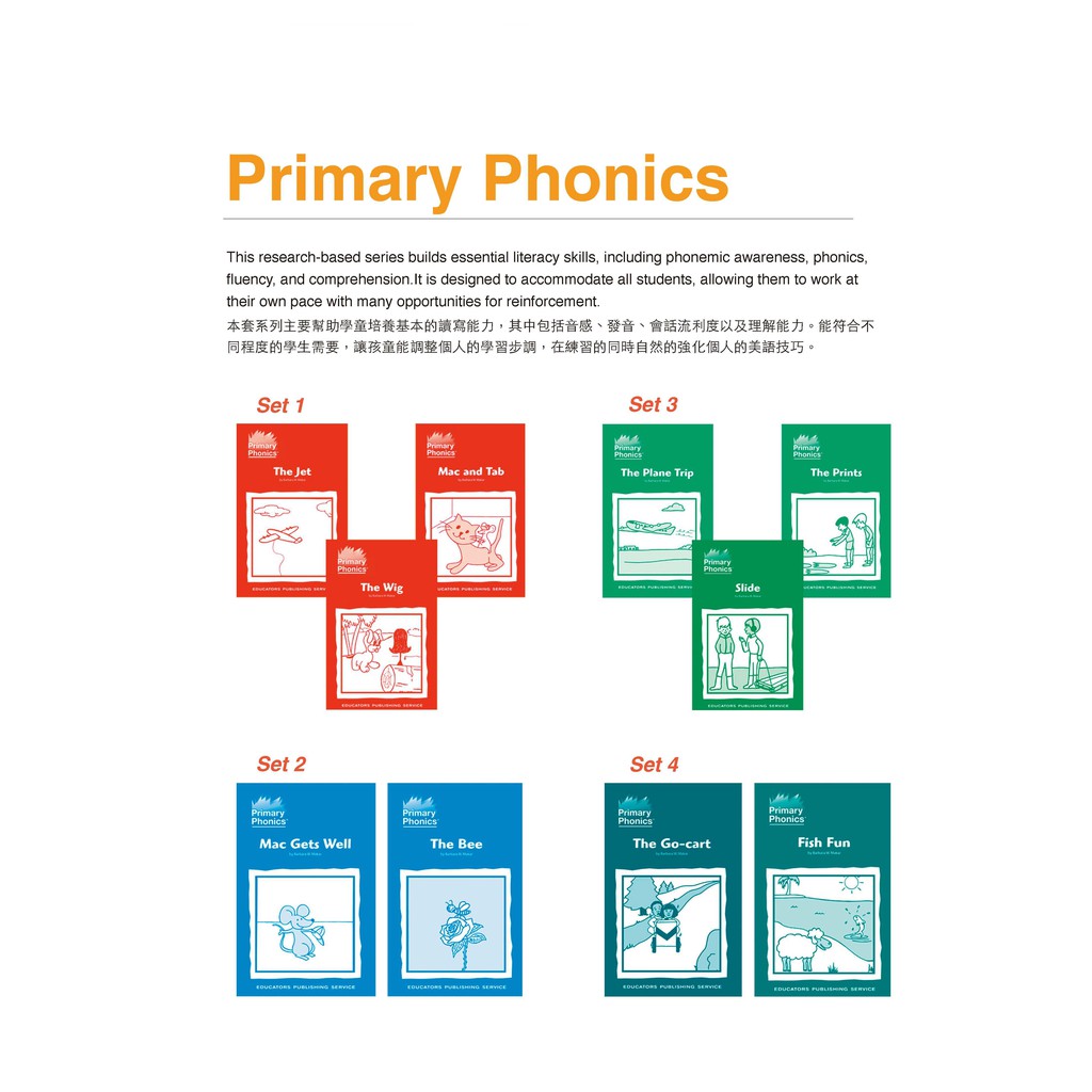 EPS:Primary Phonics Set 1 + Set 2 + Set 1A + Set 2A | 蝦皮購物