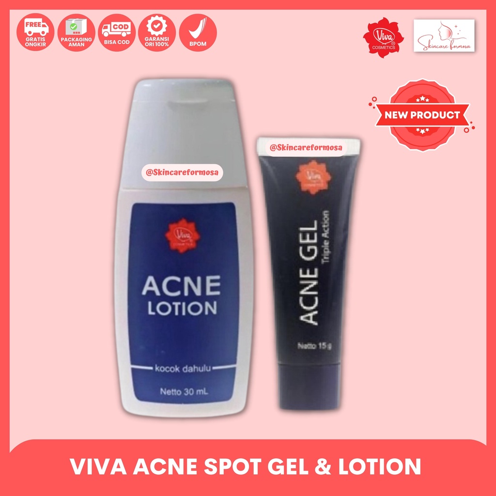 SM2236 VIVA Acne Spot Gel 15GR | Acne Lotion 30ML | 蝦皮購物