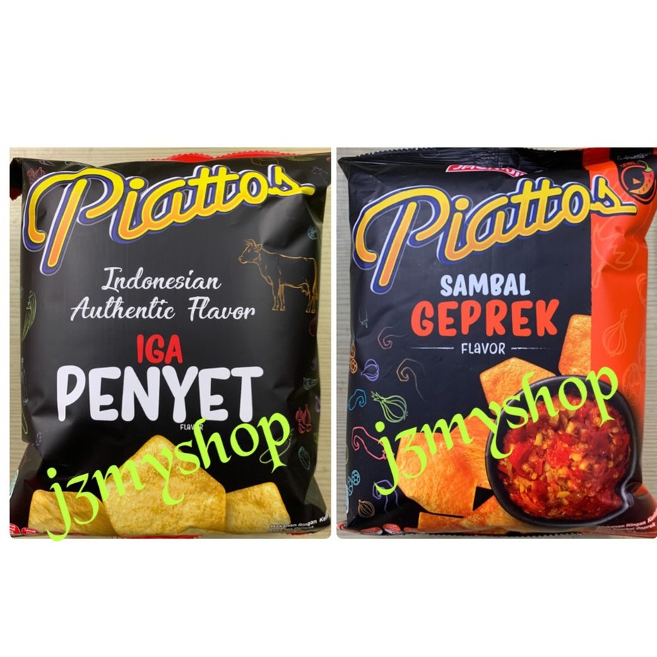 PIATTOS SNACK 75G IGA PENYET - GEPREK - MATAH | 蝦皮購物