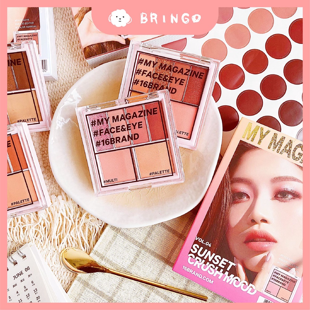 16brand雜誌眼影腮紅書的價格推薦 2022年6月 比價比個夠biggo