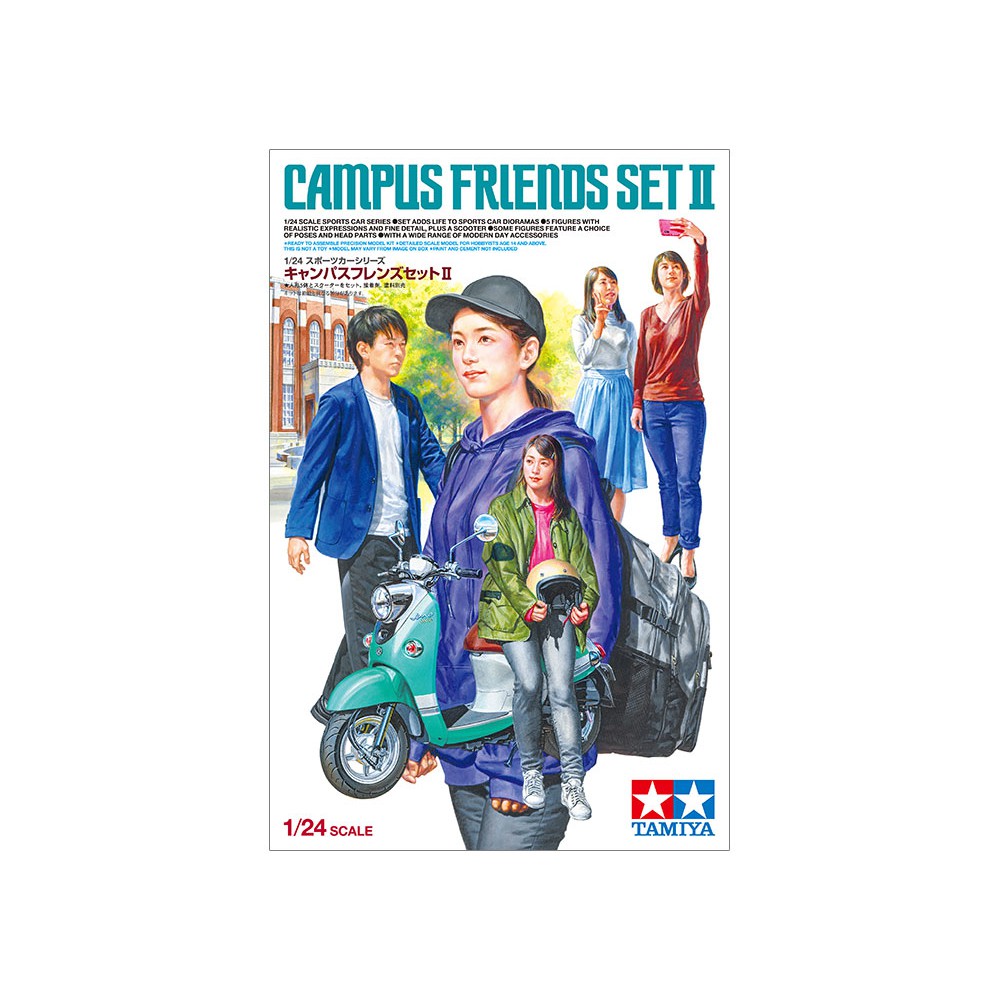 田宮TAMIYA 24356 CAMPUS FRIENDS SET II | 蝦皮購物