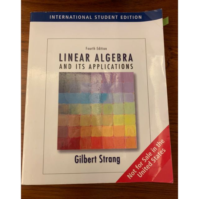 Gilbert Strang 線性代數 Linear Algebra and its Applications | 蝦皮購物