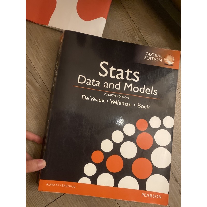 統計 課本 Stats Data and Models 二手 大一 台中科技大學 應用統計系 | 蝦皮購物