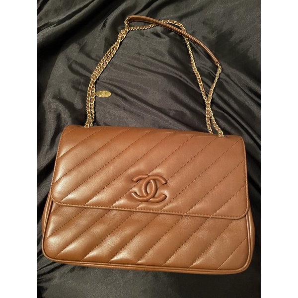 2015 Chanel MARO bag （咖啡） | 蝦皮購物
