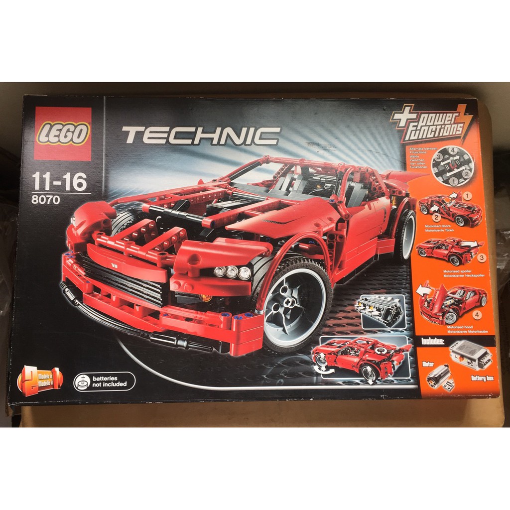 樂高 Lego 8070 Super Car 超級跑車(Technic系列/科技系列/1.5V系列) | 蝦皮購物