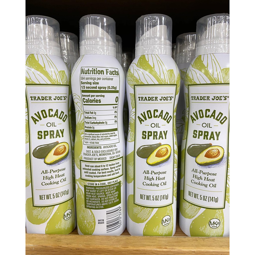 現貨 Trader Joe's Avocado Spray Oil 酪梨油噴霧 噴霧式 氣炸鍋噴油 烤箱氣炸鍋噴霧 | 蝦皮購物