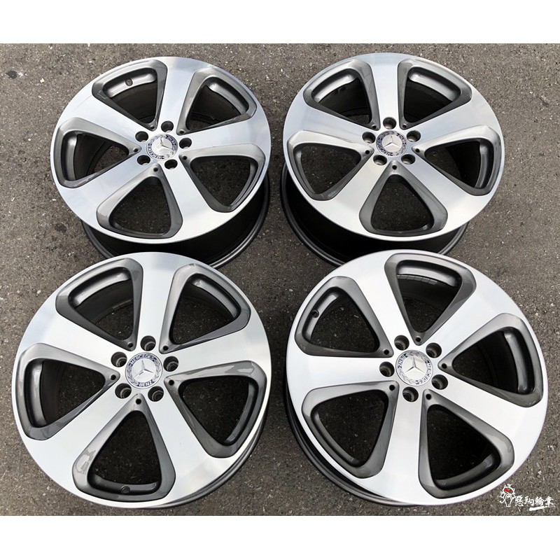 二手/中古鋁圈 BENZ 賓士 GLC 300 19吋 5孔112 原廠 灰車面 250 W253 X253 W222 | 蝦皮購物